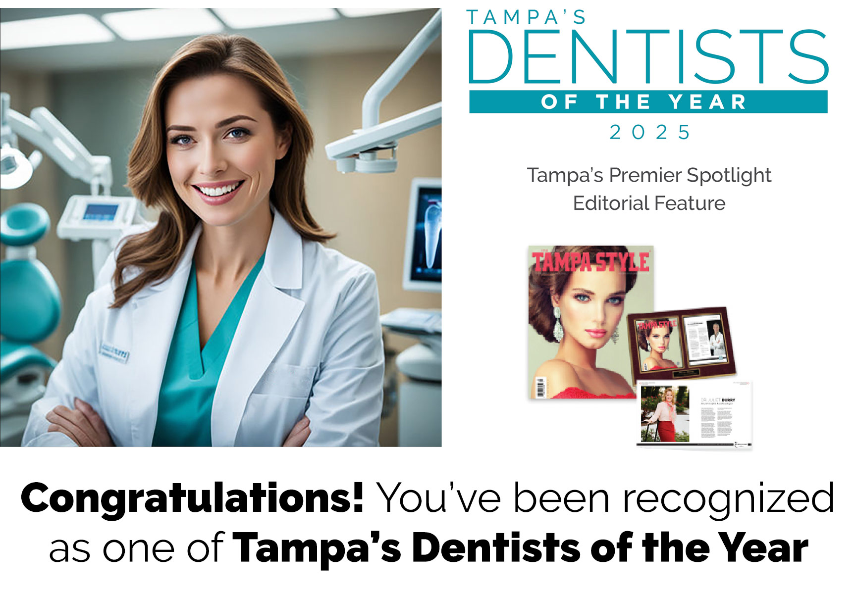 congratulations dentists - Tampa Style Magazine